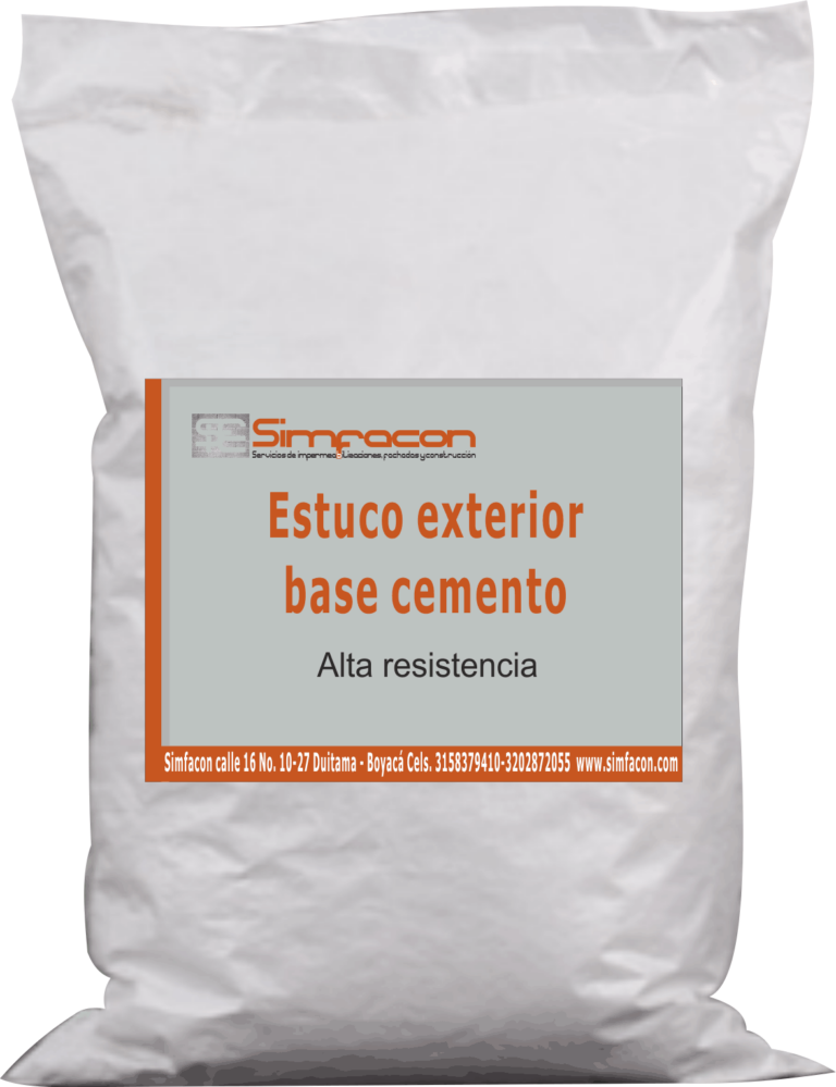 Estuco especializado - Simfacon